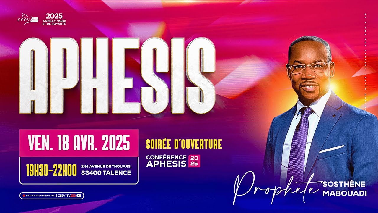 Conférence APHESIS 2025 – Jour 2 – [CEEV.TV | Eglise évangélique à ...